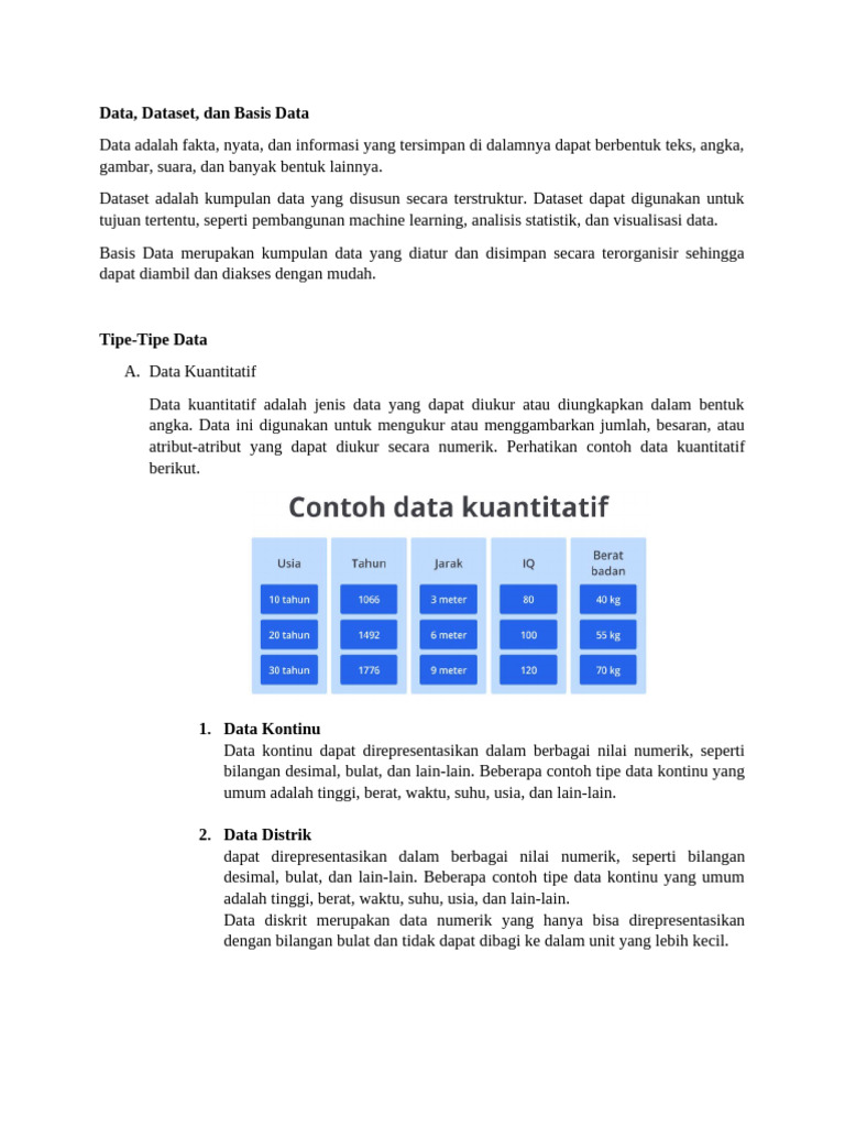 Data dan Machine Learning: Panduan Lengkap | PDF