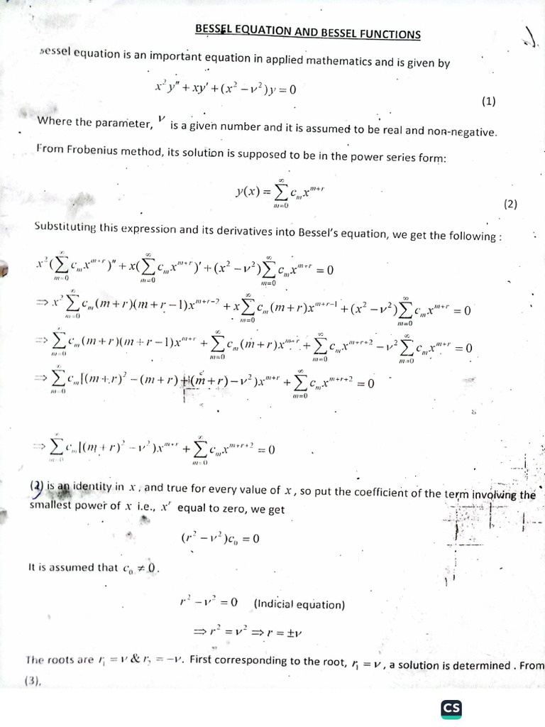 Ch#4 Mathematical Method | PDF