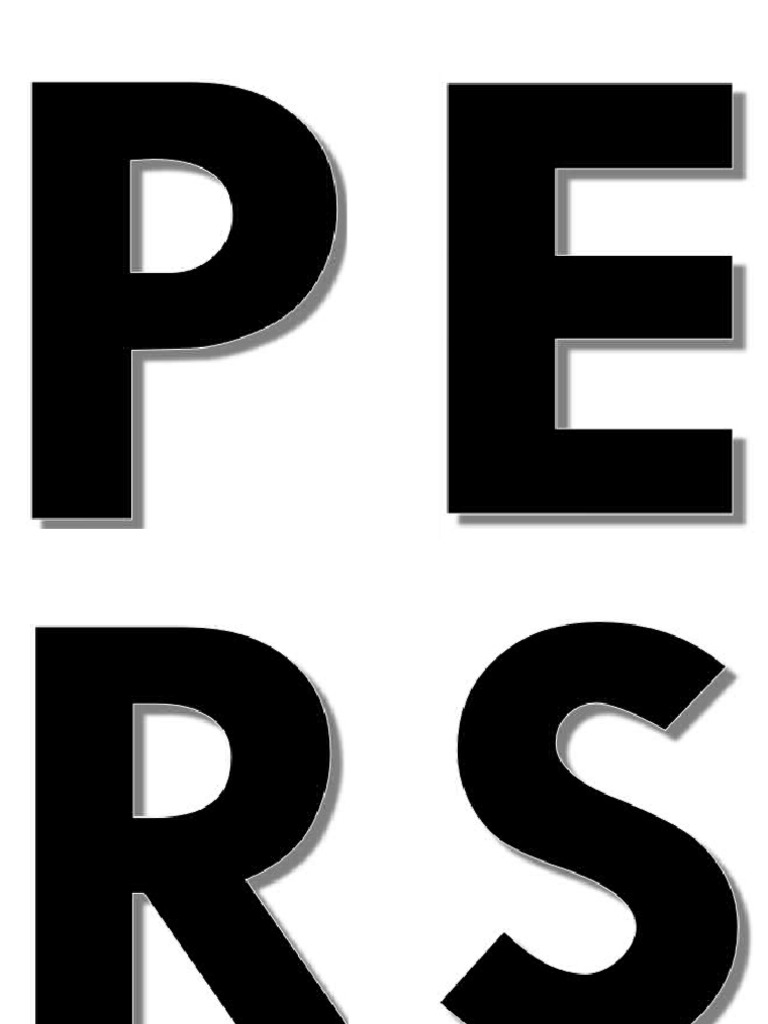 Personaje Letras Actual | PDF