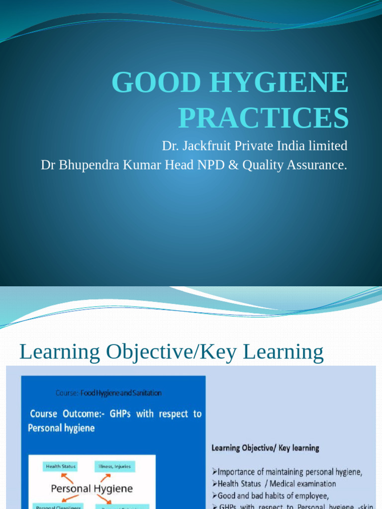 Essential Hygiene Practices for Food Handlers | PDF