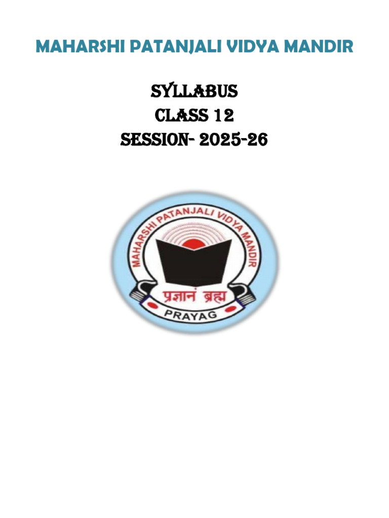 Updated Compiled Syllabus Class 12 2025-26 PDF | PDF | Computer Network | Macroeconomics