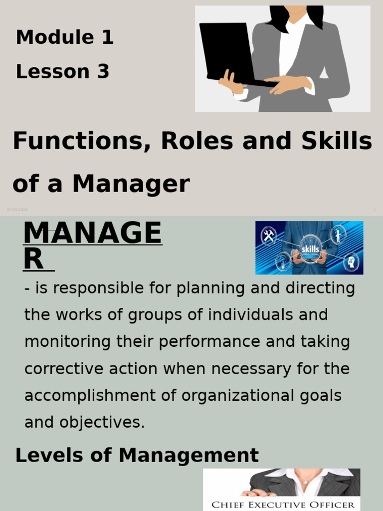 Roles and Skills of Top Management | PDF | Decision Making | Information