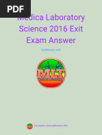 COC Exam Questions For MLS | PDF