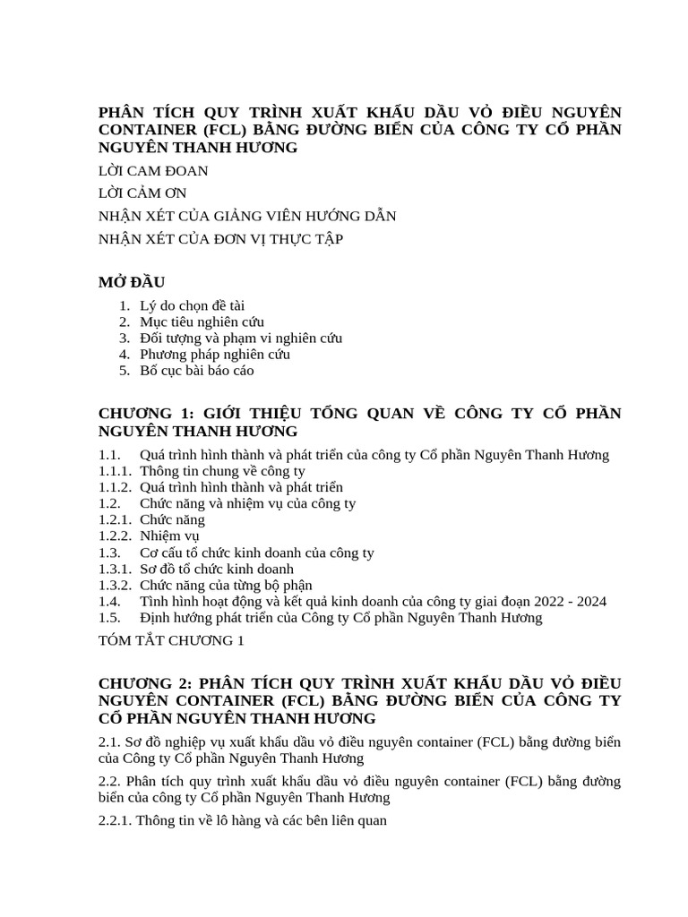 Đề Cương Báo Cáo THNN2 | PDF