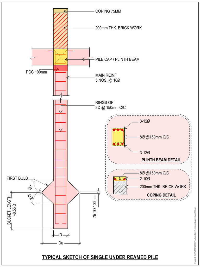Typical Pile Detail | PDF