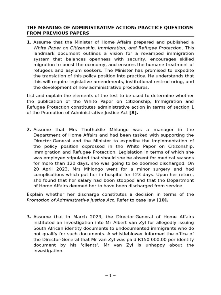 Understanding Administrative Action | PDF | Political Law | Governance