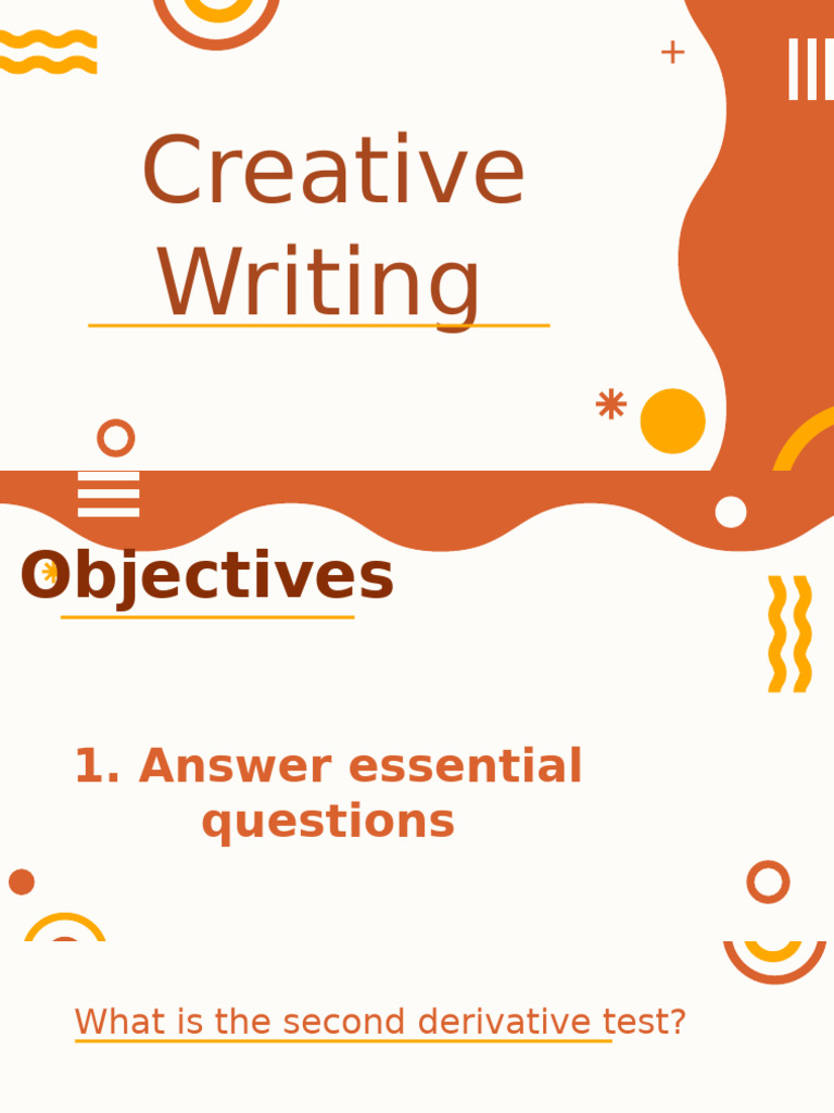 Creative Writing | PDF