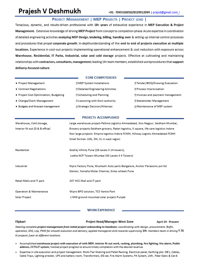 Naukri PrajeshVishwanathDeshmukh (19y 0m) | PDF | Plumbing ...