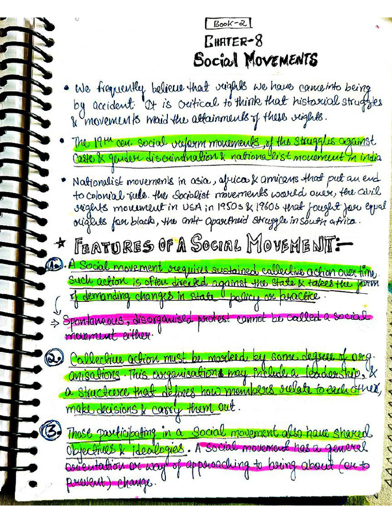 Sociology Notes Class 12 CH 9 | PDF