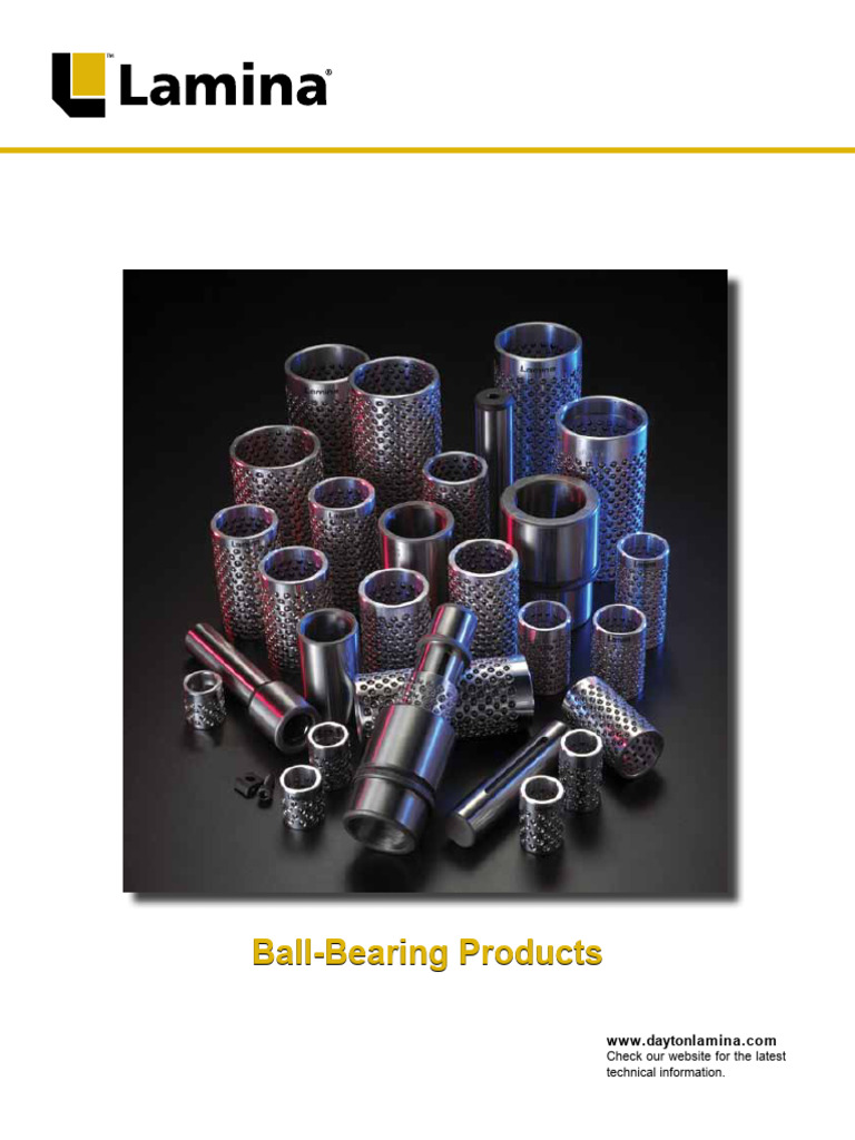 Ball-Bearing Component Selection Guide | PDF | Screw | Mechanical ...