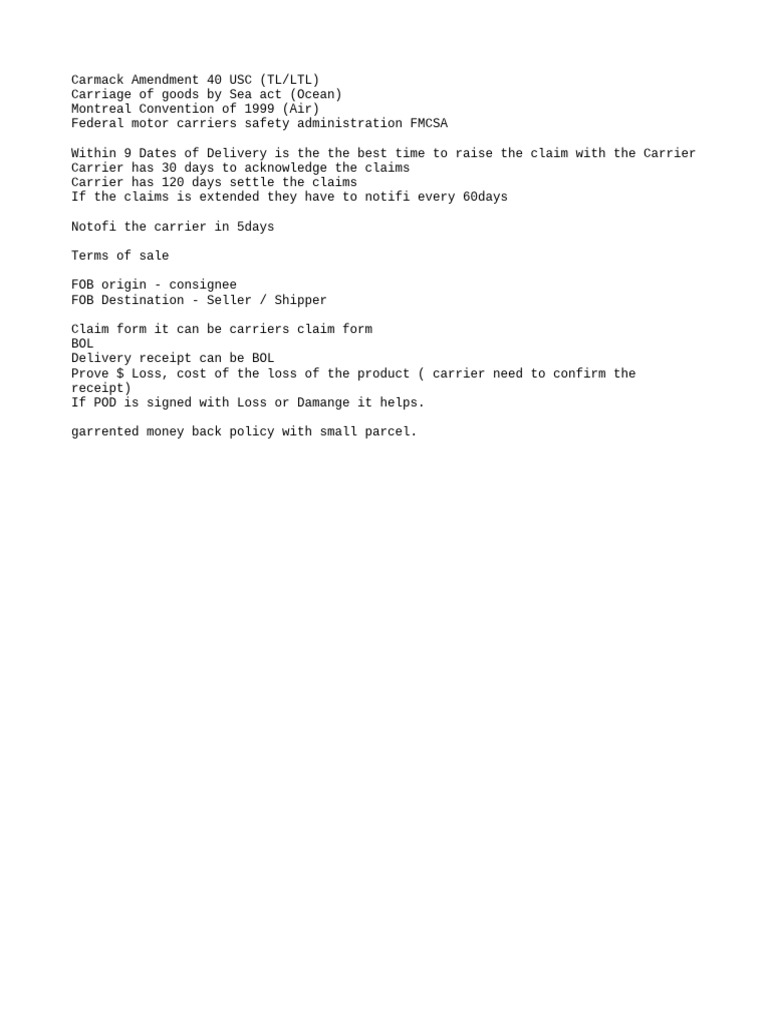 Claims MAnagement | PDF