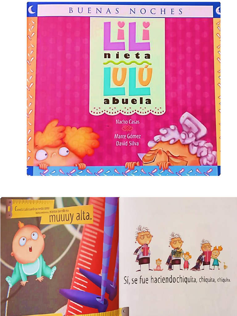 Cuento Con Imágenes-Lili Nieta Lulú Abuela | PDF
