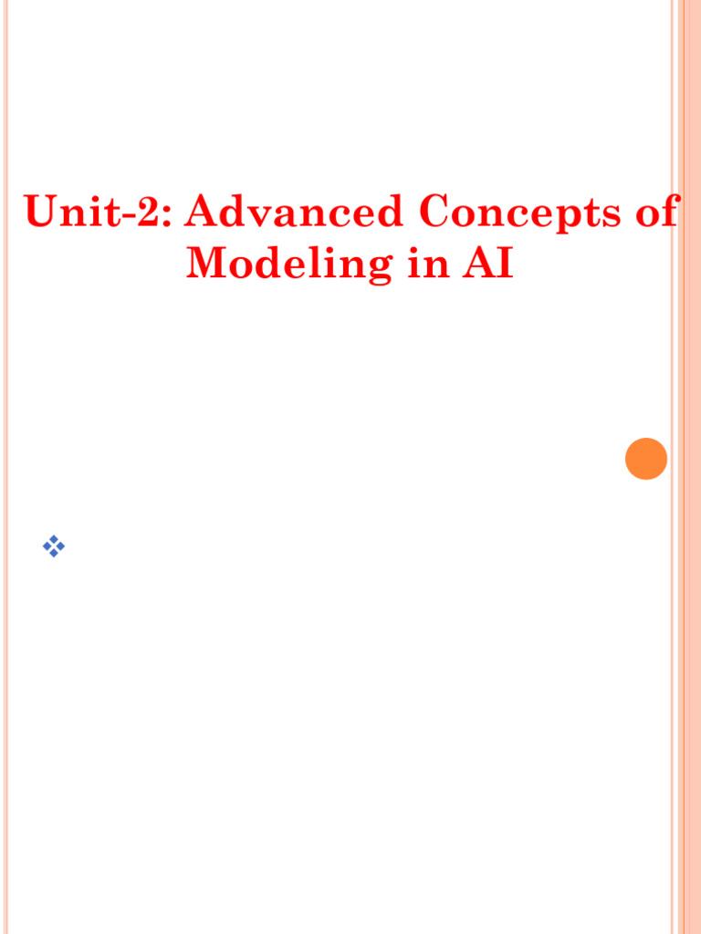 Unit2 Advanced Concepts of Modeling in AI Class X 2025-26 Part 1 | PDF | Machine Learning | Deep ...