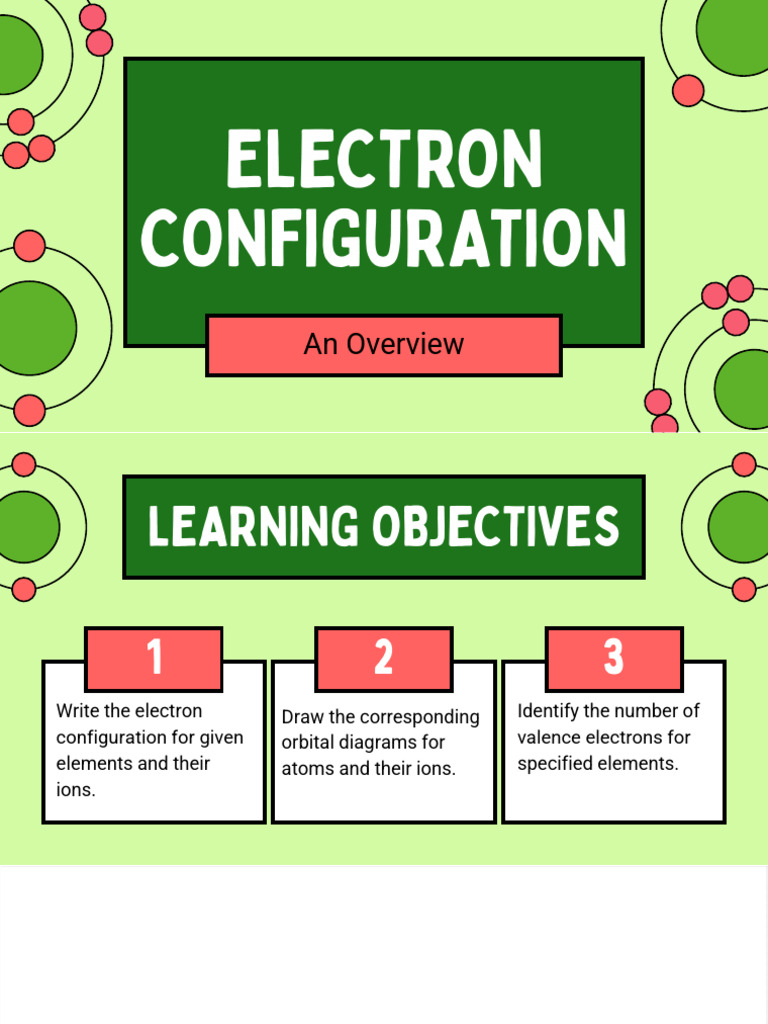 Electron Configuration Orbital Diagrams | PDF | Electron Configuration ...