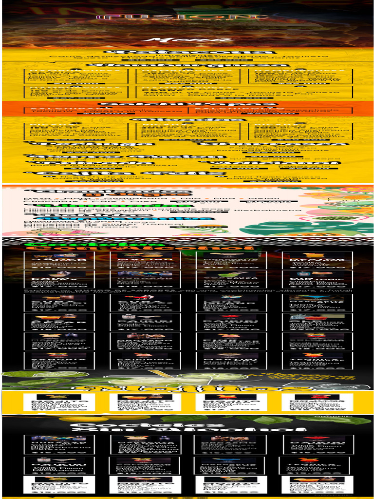 Menú - Fusión.. | PDF
