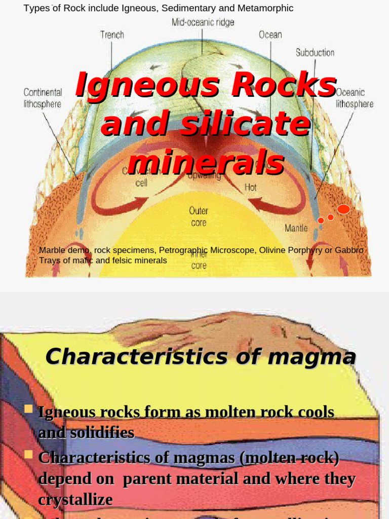 Lecture 03 Igneous Rocks U | PDF | Igneous Rock | Magma