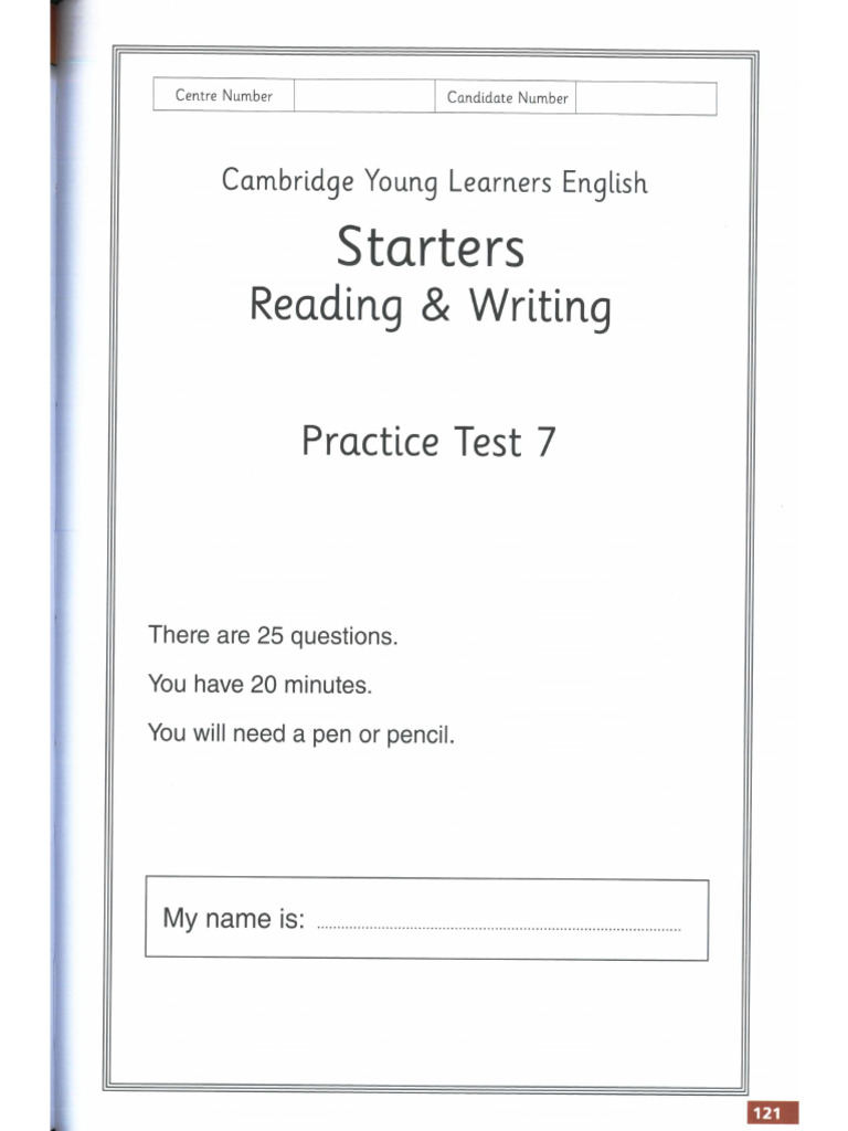 Test 7 - Read | PDF