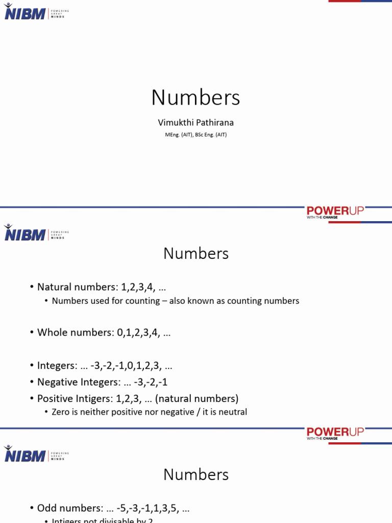 MCS 01 - Numbers | PDF | Multiplication | Numbers