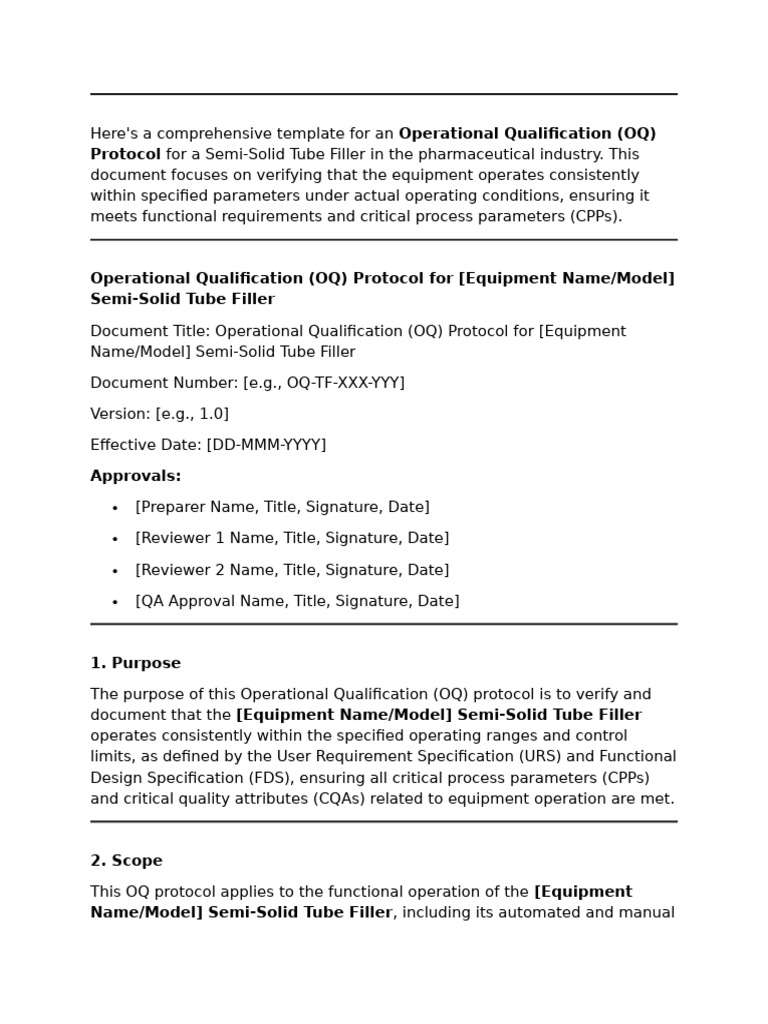 Operational Qualification | PDF | Verification And Validation | Business Process