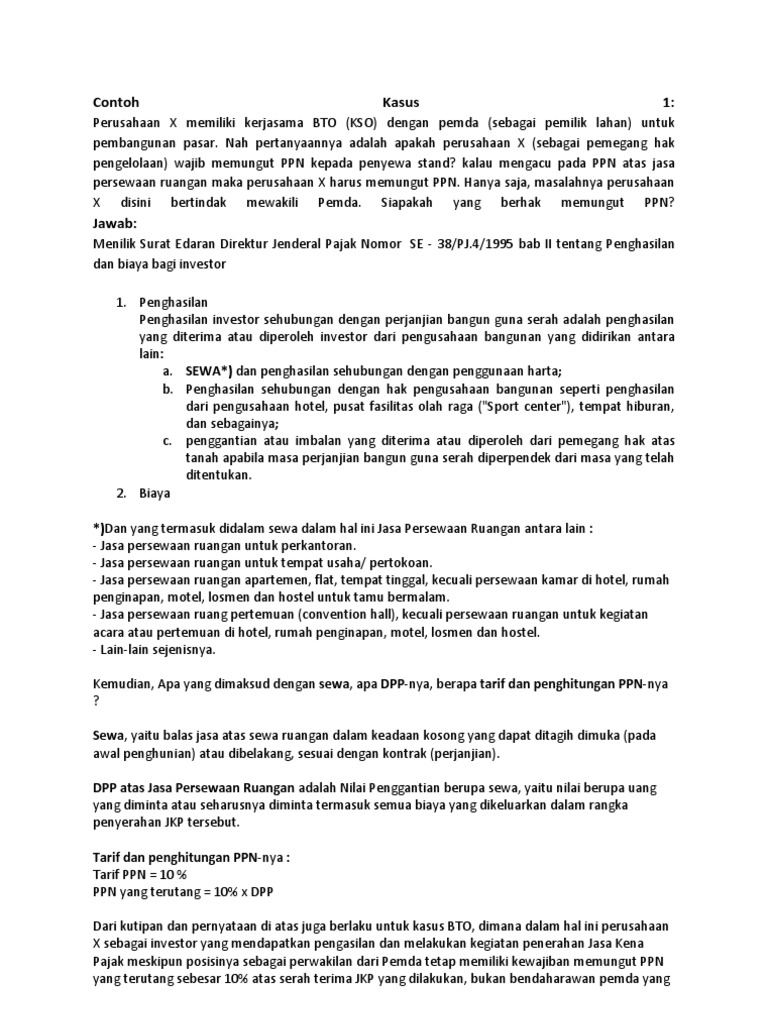 Contoh Kasus PPN | PDF