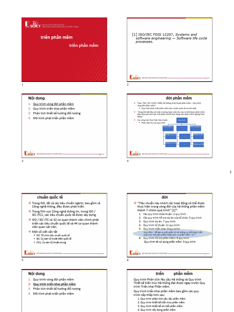 01.1-Quy Trinh Phat Trien Phan Mem | PDF