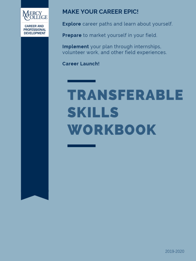 Transferable Skills Workbook PDF | PDF | Information | Data