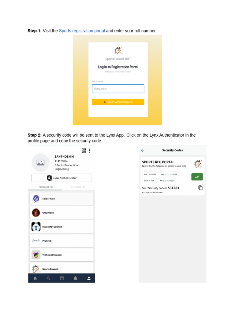 Cindy Klassen Gym Registration Guide | PDF