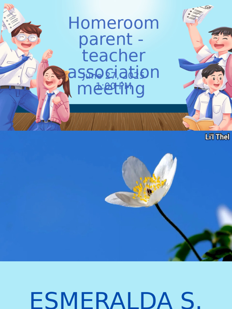 Home Room Parent Teacher Association-Meeting | PDF