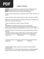 IGCSE 0620 Organic Chemistry Complete Notes | PDF