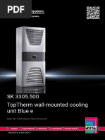 Rittal SK 3304.500 Cooling Unit Manual | PDF | Watt | Electricity