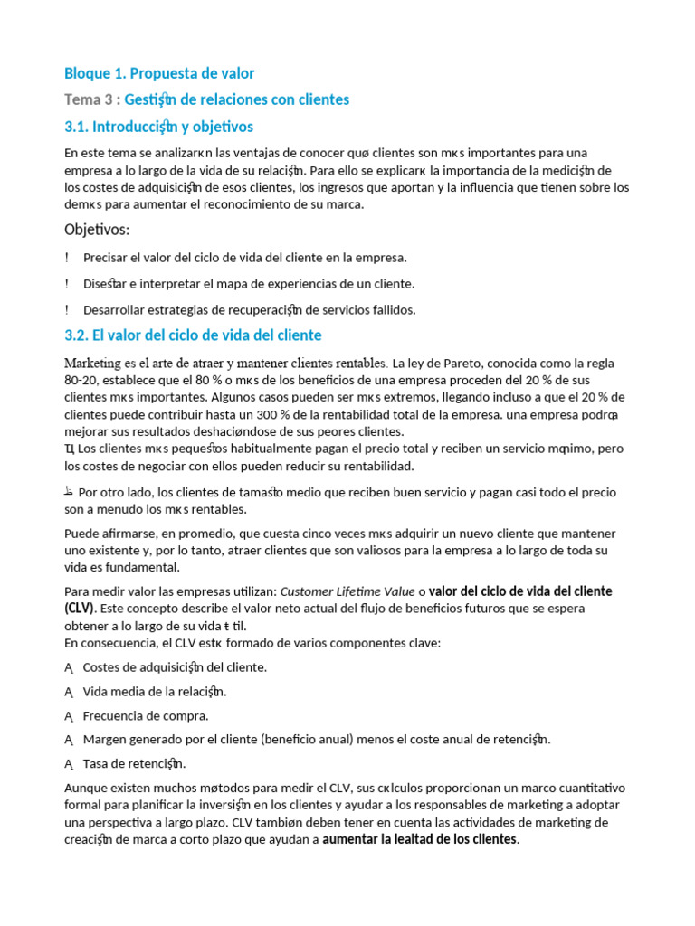 Marketing Tema3 Resumen | PDF | Cliente | Comportamiento