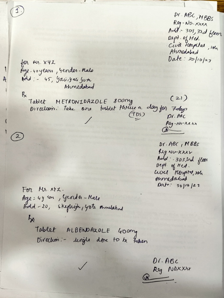 Systemic Chemotherapy Prescription | PDF