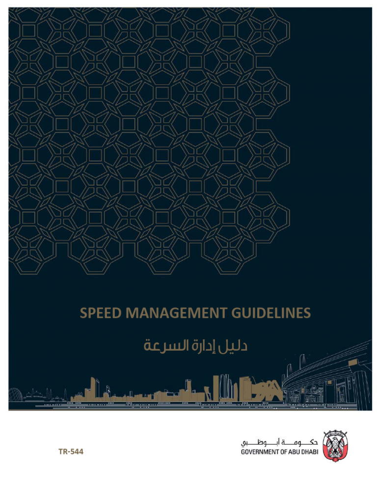 TR-544 Speed Management Guidelines | PDF | Traffic Collision | Speed Limit