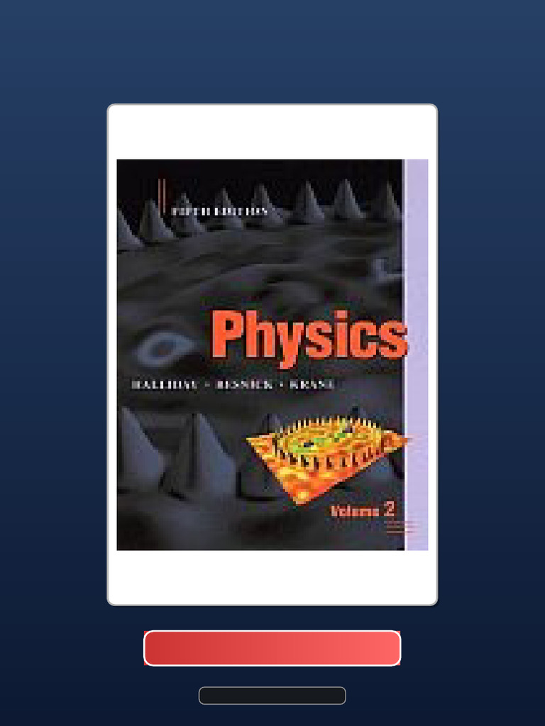 Complete Bundle Accompany Physics 5th Edition Vol 2 9780471401940 Ebook ...
