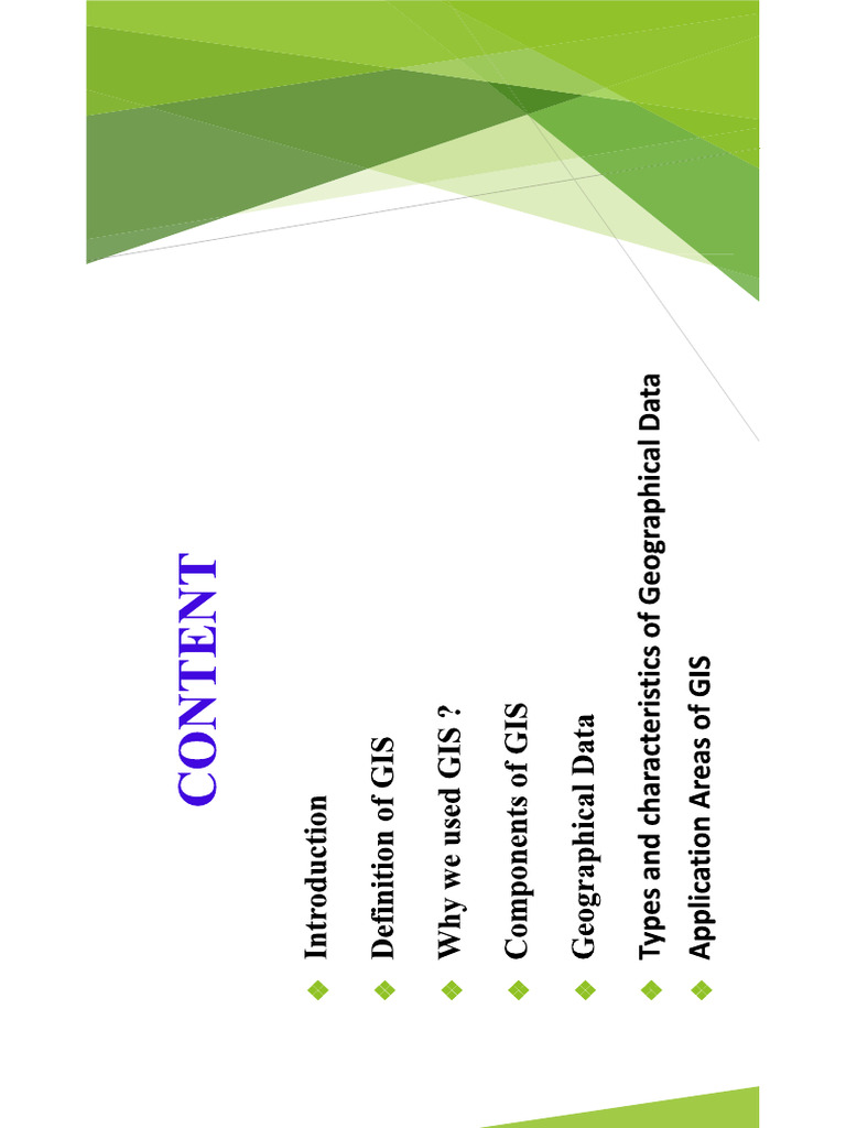 GIS Presentation | PDF