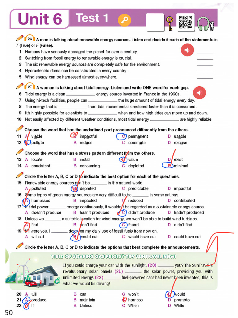 Unit 6 - Test 1 - BTBT | PDF