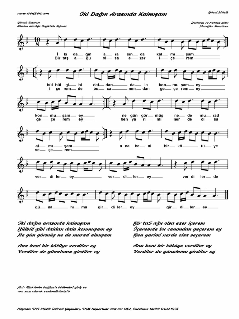 Iki Dagin Arasinda | PDF