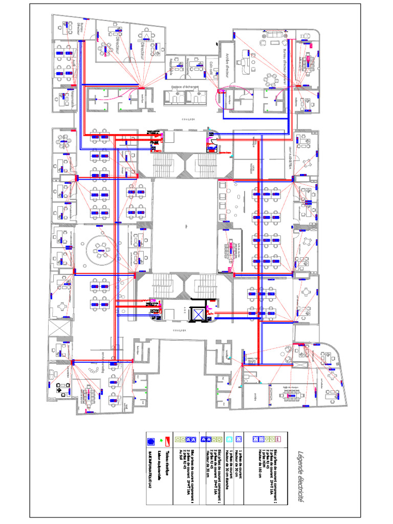 Plan Elec Du 5 Eme Etage | PDF