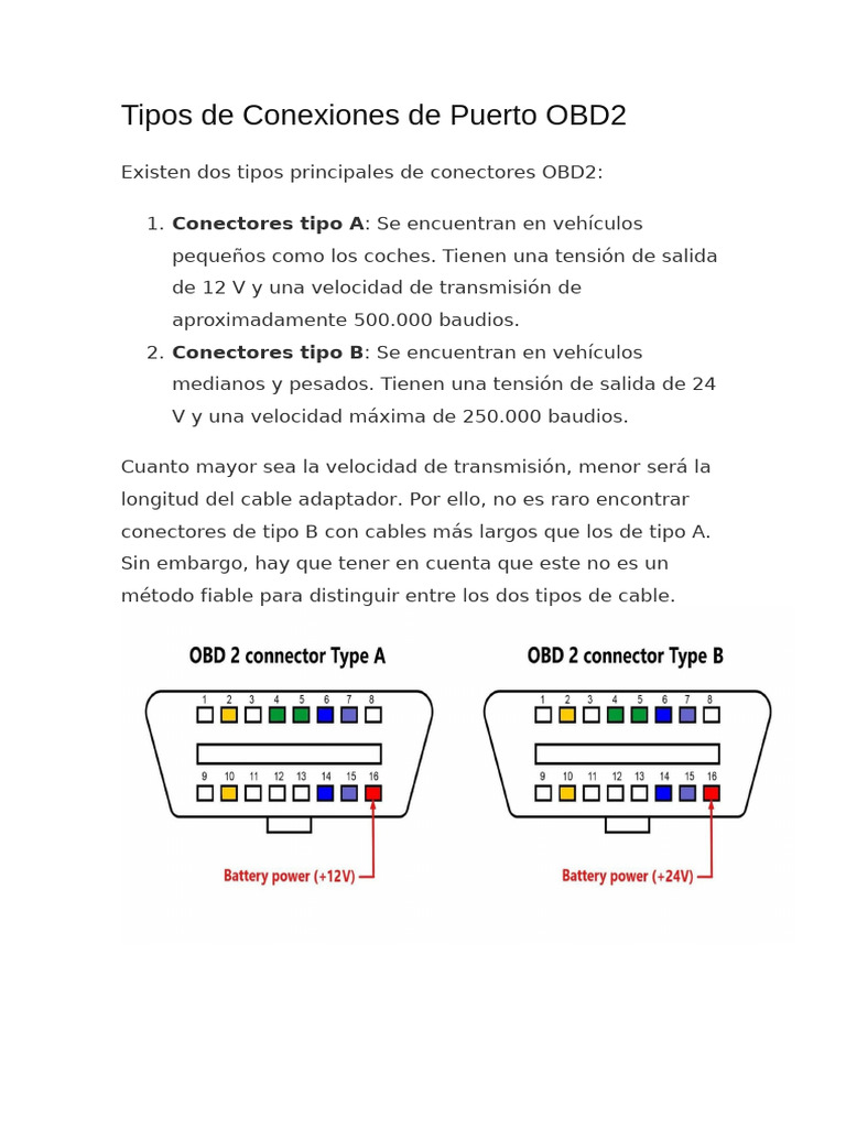 Explicación de OBD2 | PDF