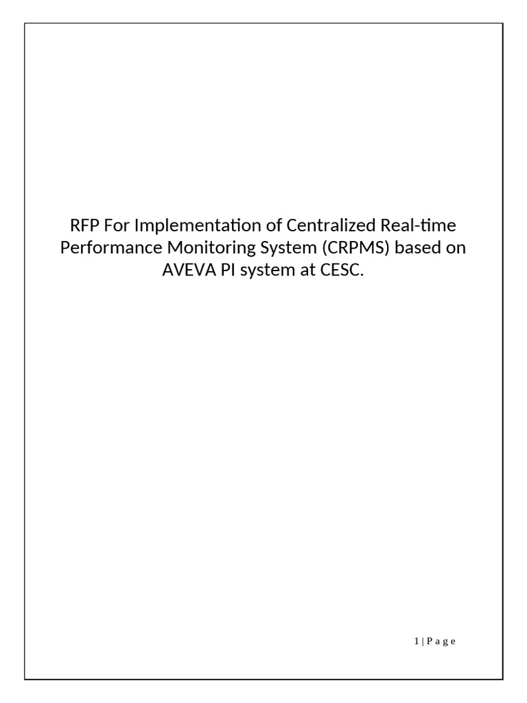 Cesc Limited - Pi Draft Rfp.v2 | PDF | Computing