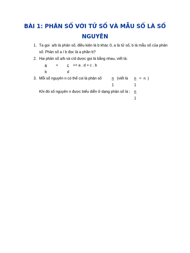 Toan Lop 6 HK2 - Bai 1 | PDF