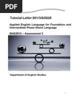 ENG1503 Assignment 02 Guide | PDF | Essays | Literacy
