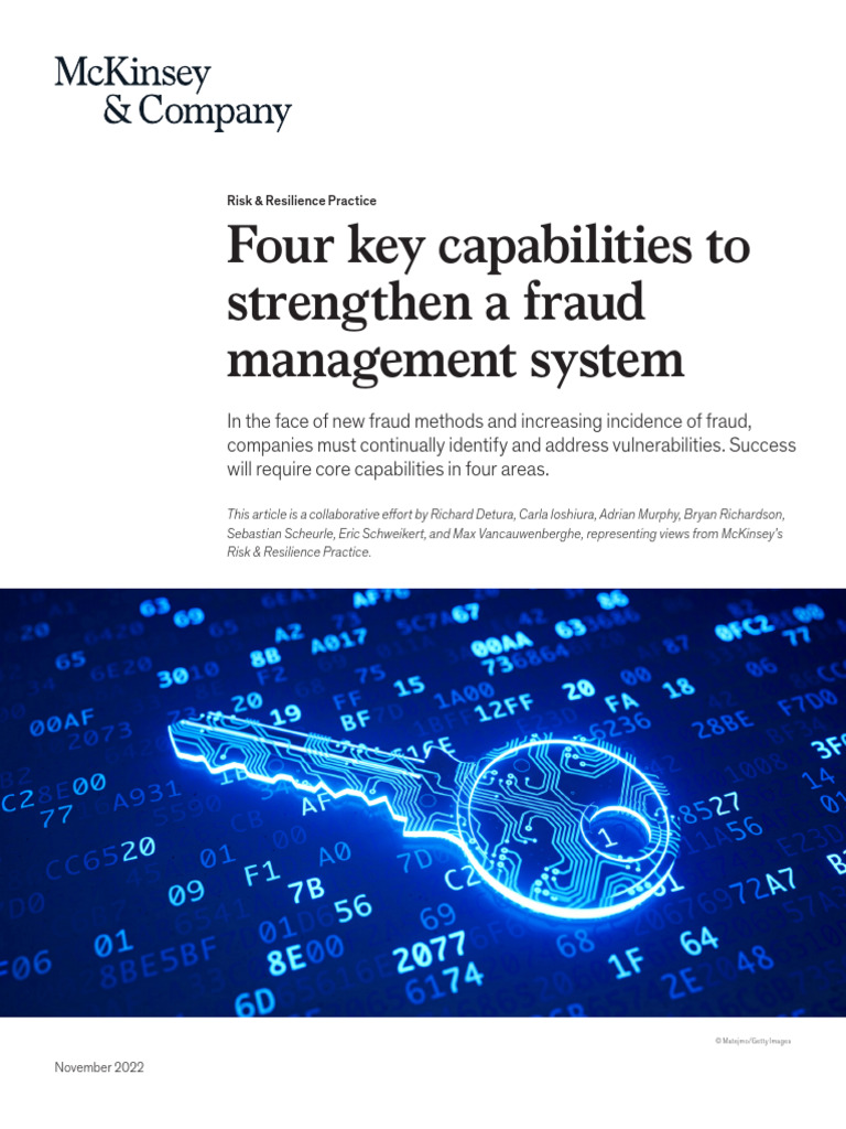 Strengthening Fraud Management Systems | PDF | Analytics | Fraud