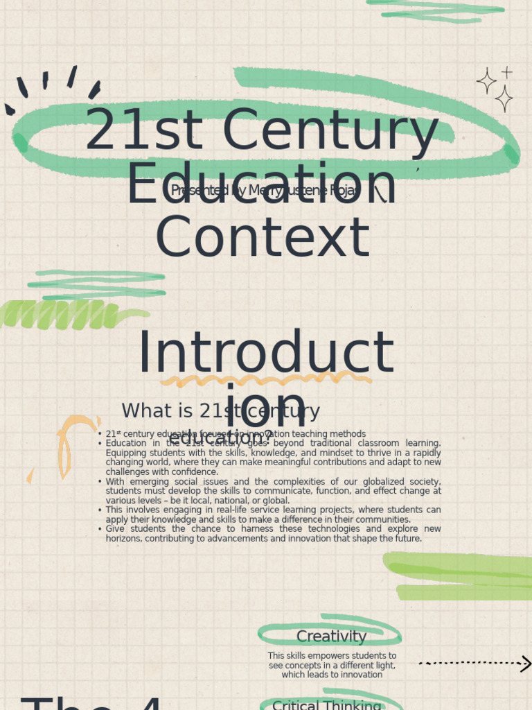DPE 106-21st Century Education Concept | PDF | Learning | Cognitive Science