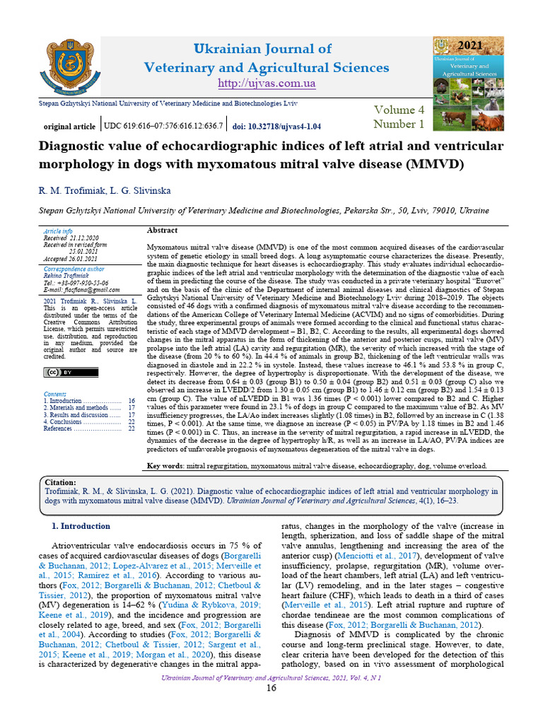 Diagnostic Value of Echocardiographic Indices of Left Atrial and ...