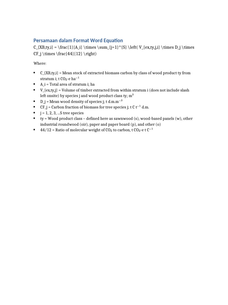 Word Equation CXB | PDF