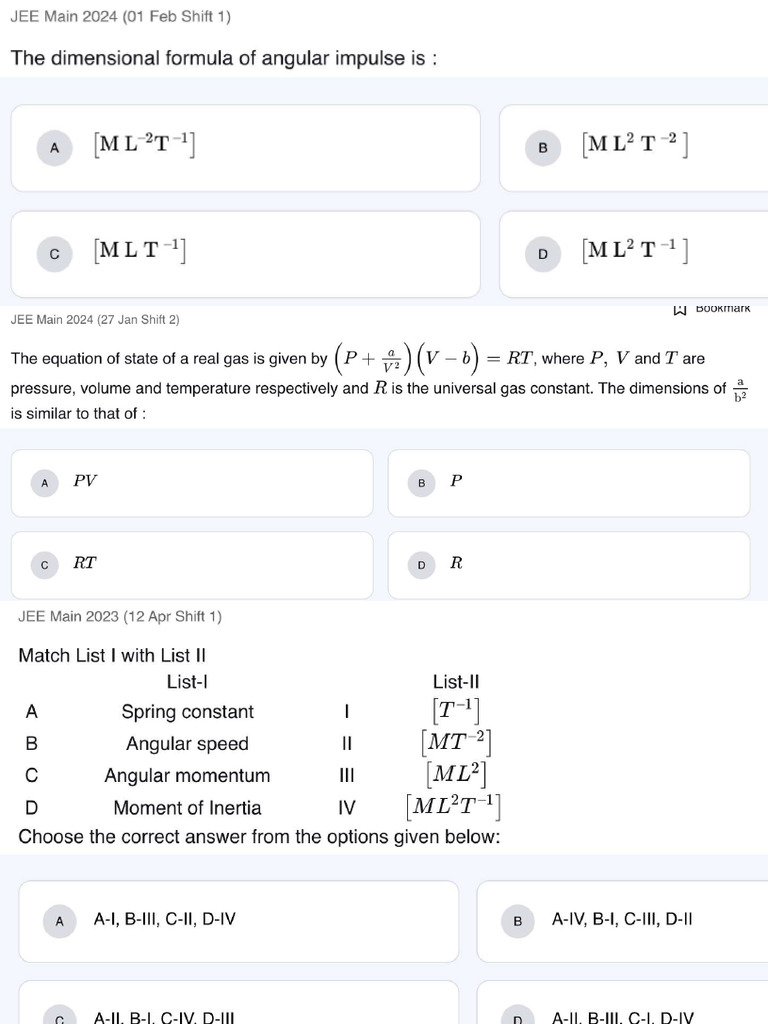 Unit and Dimension | PDF