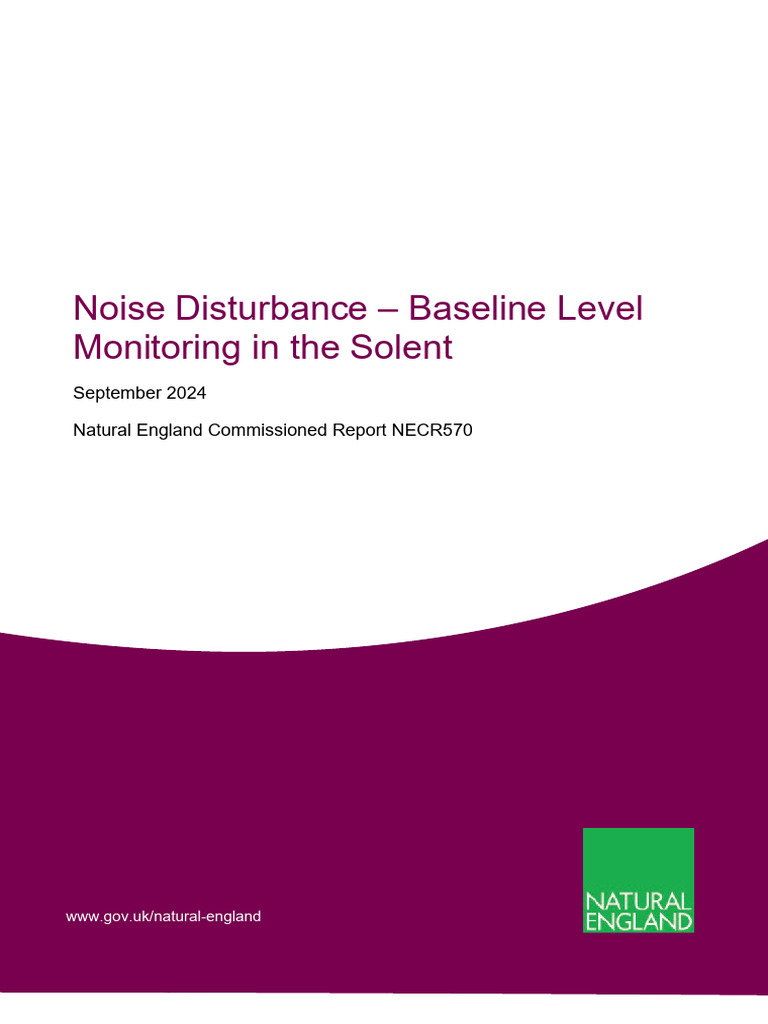 NECR570 Edition 1 Noise Disturbance - Baseline Level Monitoring in The ...