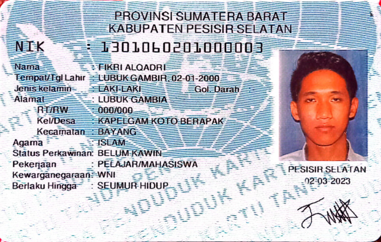 KTP Fikri Alqadri | PDF