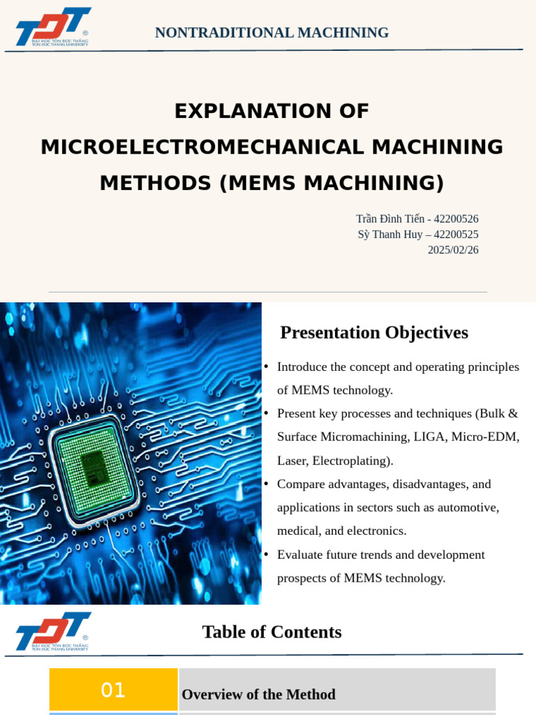 MEMS Machining Methods and Applications | PDF | Photolithography ...